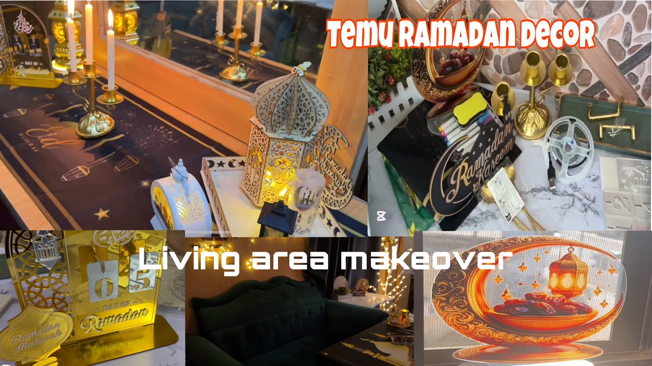 Ramadan Decoration 2025\Unboxing Temu Ramadan Decor Shopping \ Cleaning ...
