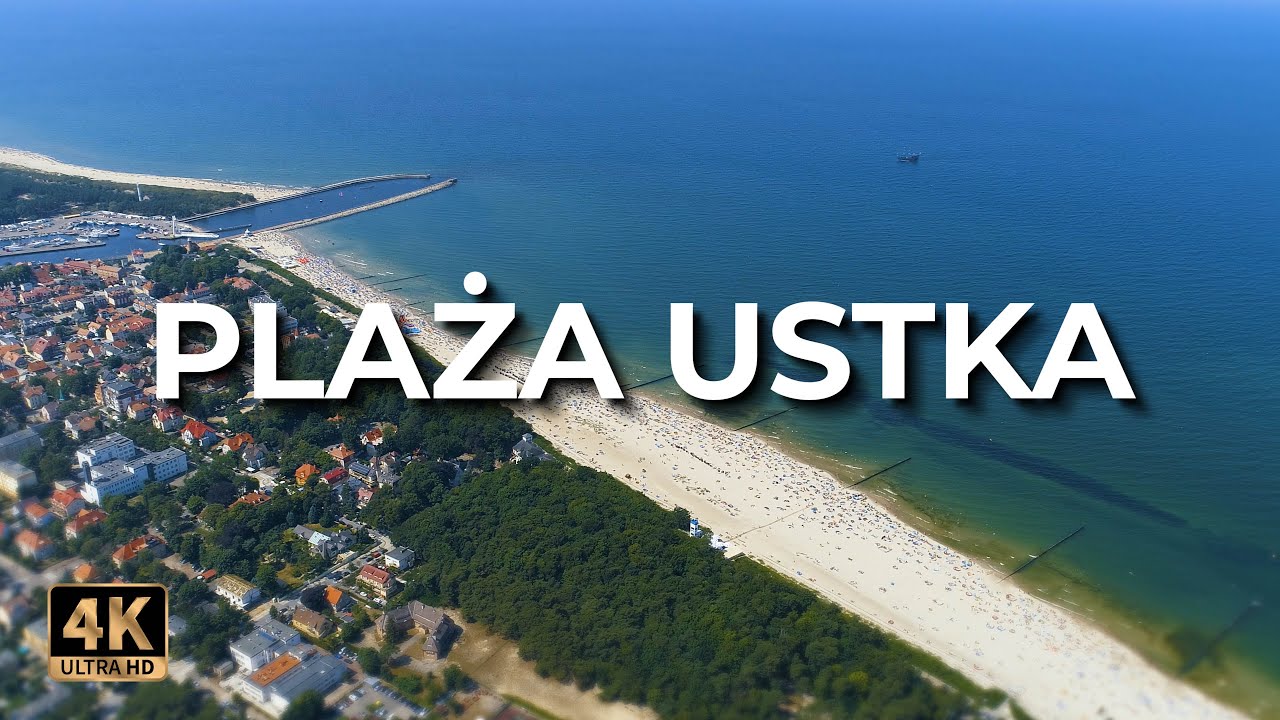 Plaża Ustka z drona | Lato | LECE W MIASTO™ [4k] - YouTube