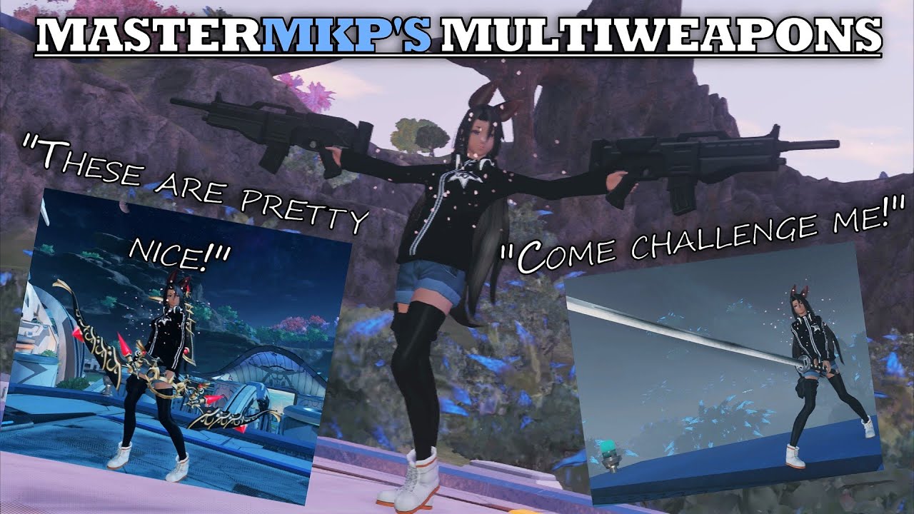 PSO2: NGS - My Current Multiweapon 2 (Gameplay & Tips) - YouTube