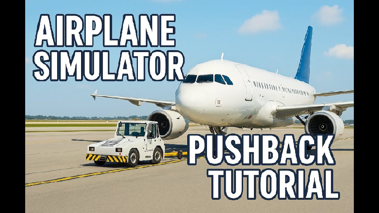 How to Push Back an A320 | Airplane Simulator Tutorial - YouTube