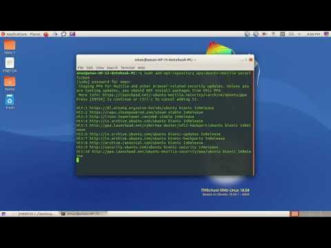 HOW TO UPDATE FIREFOX IN UBUNTU USING TERMINAL - YouTube