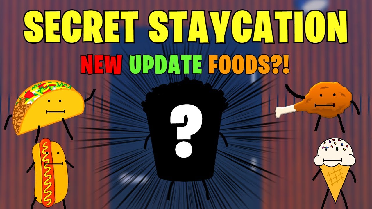 SECRET STAYCATION | NEW 2.0 UPDATE FOODS in Roblox - YouTube