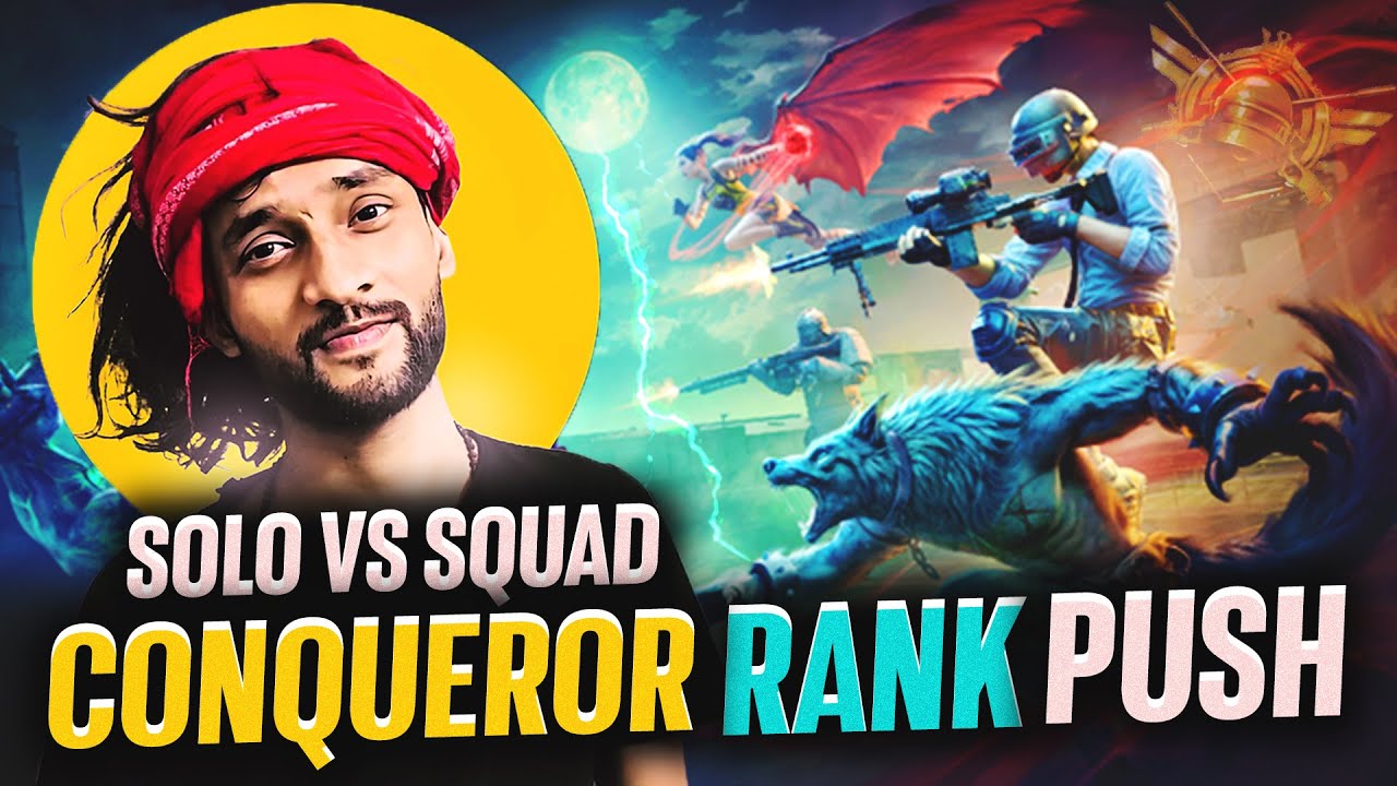 BGMI LIVE CONQUEROR RANK PUSH | BGMI 3.4 UPDATE - YouTube