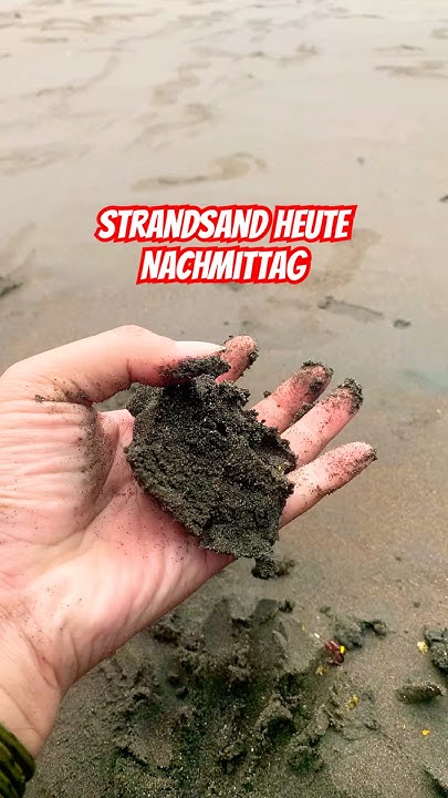 Strandsand heute Nachmittag - YouTube