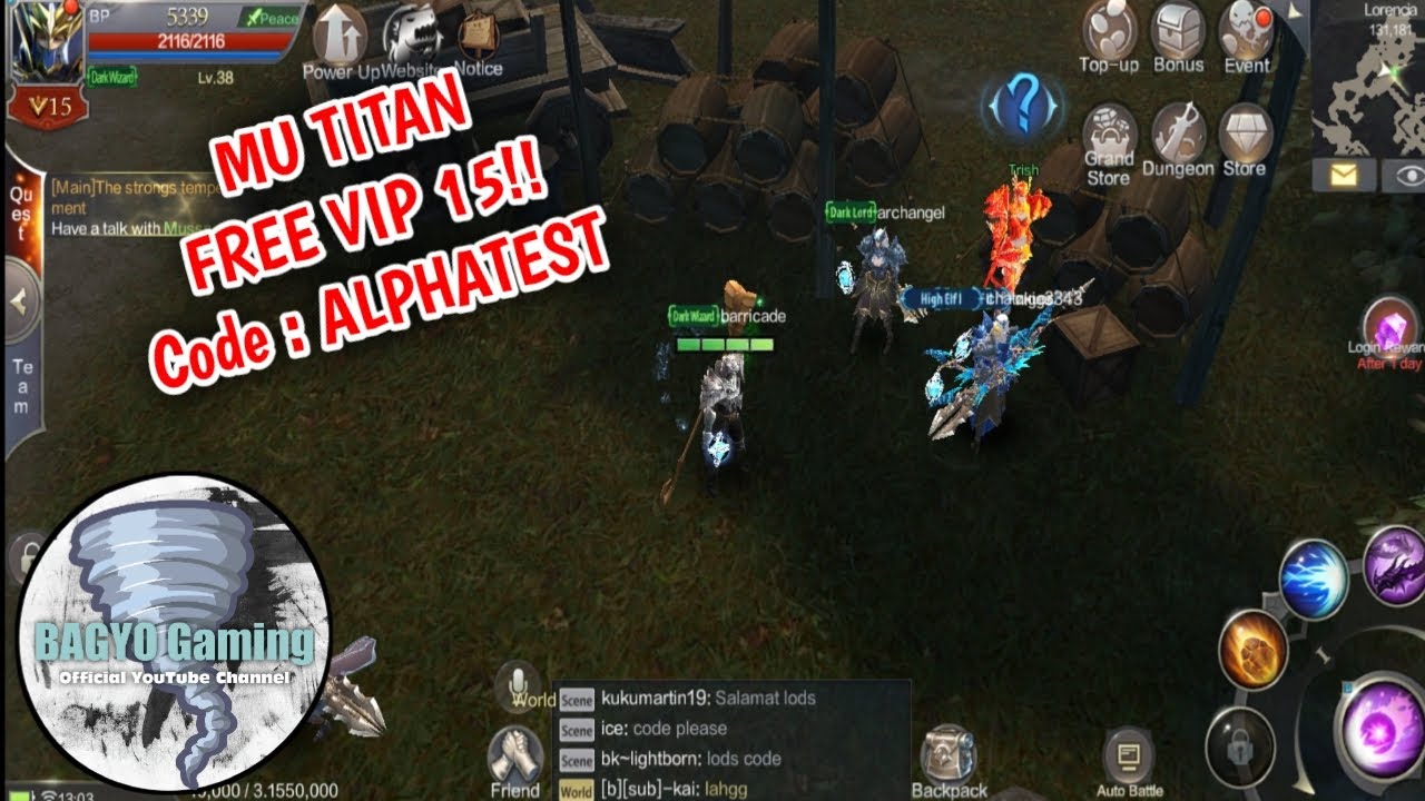 MU Titan Mobile Gameplay - YouTube