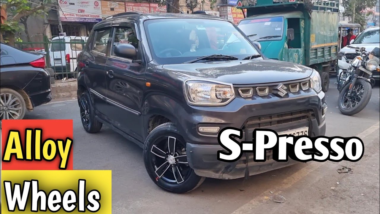 2022 Maruti Suzuki S-Presso AlloyWheels Modified / Gaurav India - YouTube