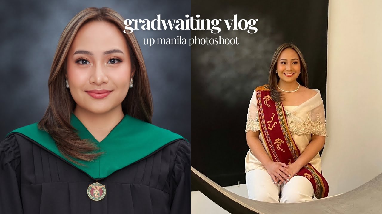 VLOG: Graduation Pictorial 🎓♥️ *makeup look inspo and behind-the-scenes ...