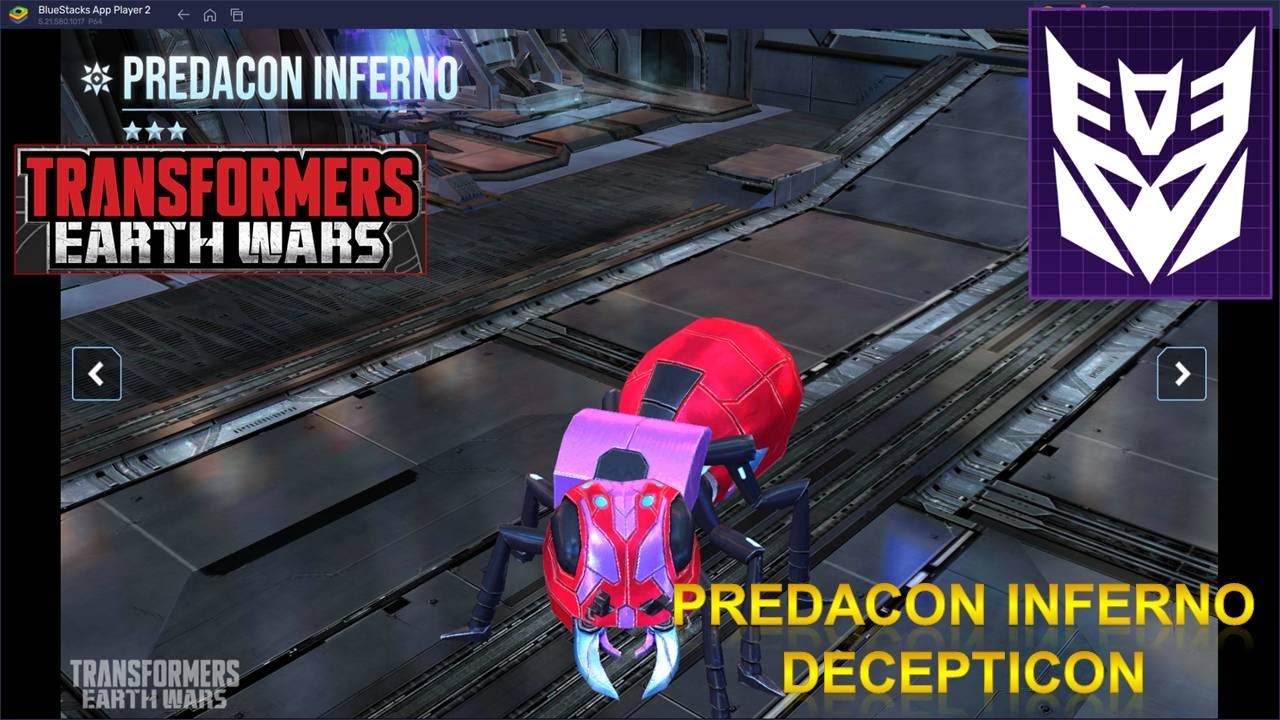 Transformers Earth Wars - Unlock Decepticon PREDACON INFERNO (3 STAR ...