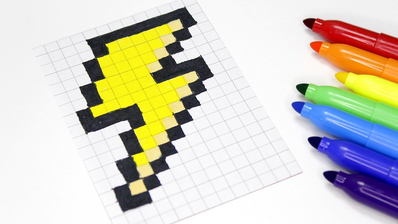 Desenhando um raio - Pixel Color. - YouTube