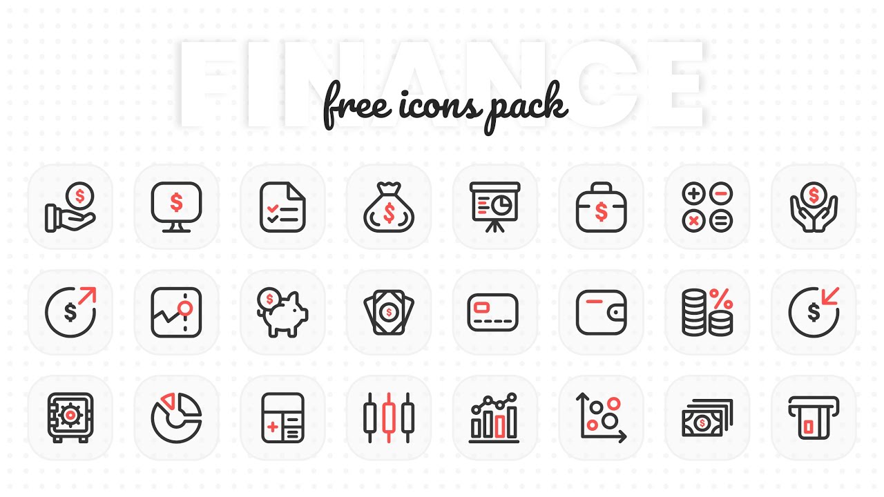 Free Finance or Business Icons for PowerPoint - YouTube