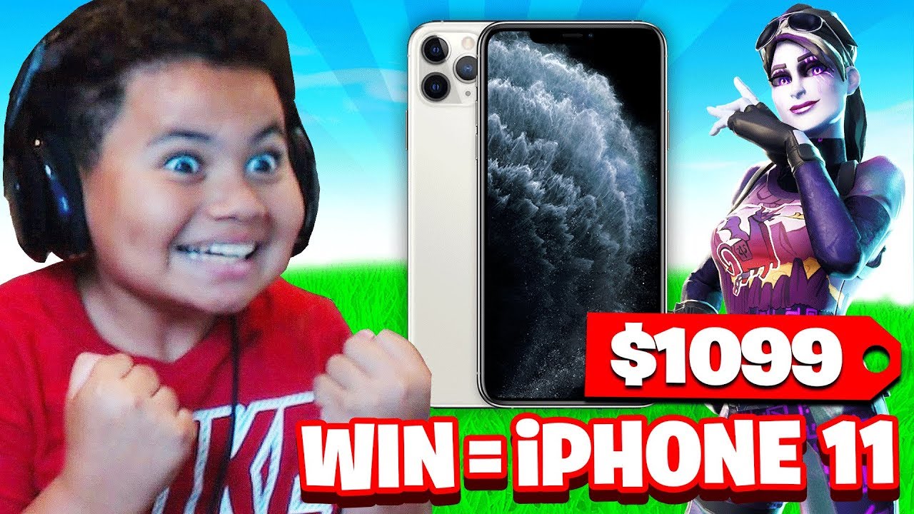 IF YOU WIN FORTNITE, I WILL BUY YOU THE *NEW* IPHONE 11!! FAZE KAYLEN ...