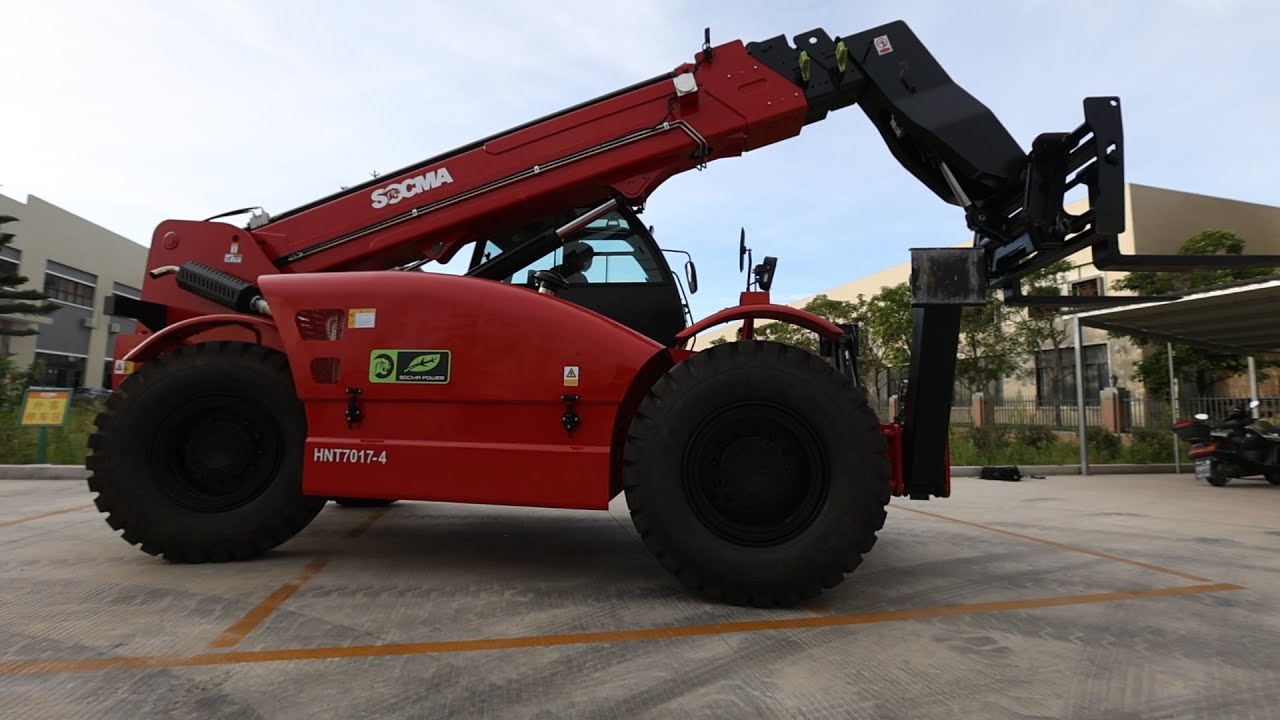 7 ton 17m telehandler 4 wheel drive for construction company,building ...