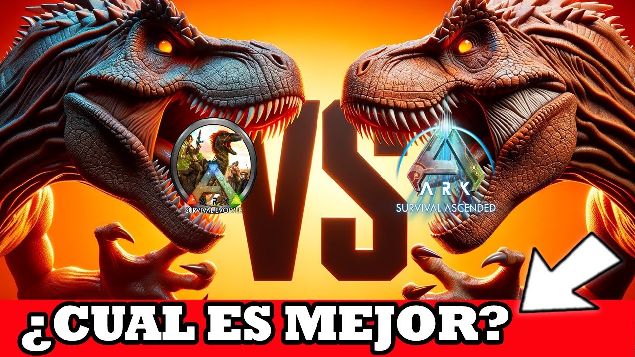 ARK SURVIVAL ASCENDED VS EVOLVED ¡La Verdad IMPACTANTE que NADIE Te Ha ...