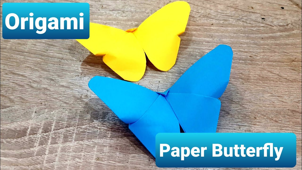 How to make Origami Butterfly| Paper Butterfly - YouTube