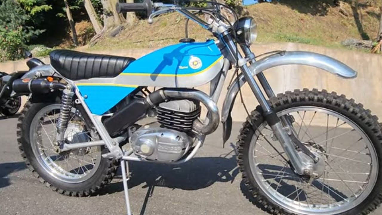 1973 Bultaco M99 Alpina 350 Pristine Classic 2 Stroke Enduro - YouTube