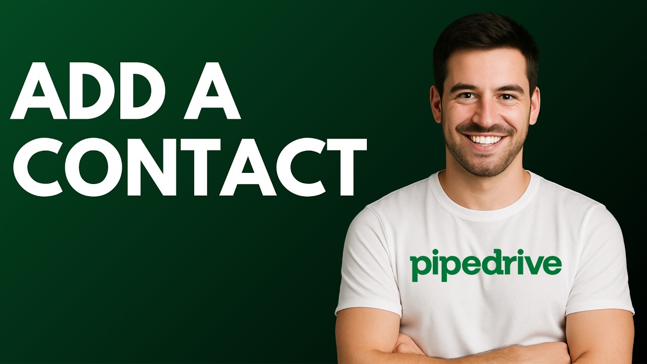 How to Add Contact in Pipedrive [QUICK GUIDE] - YouTube