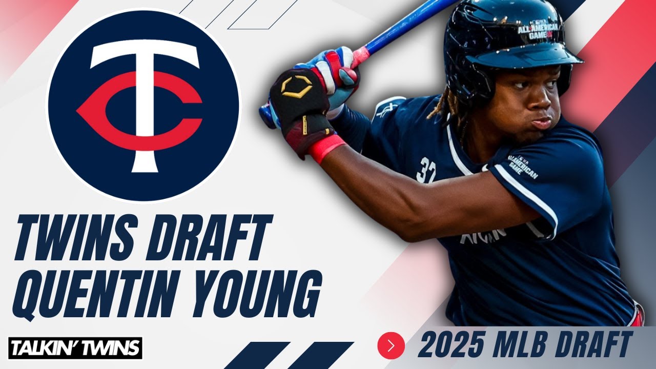 Minnesota Twins select SS/3B QUENTIN YOUNG in the 2nd Round || MLB DRAFT 2025 - YouTube