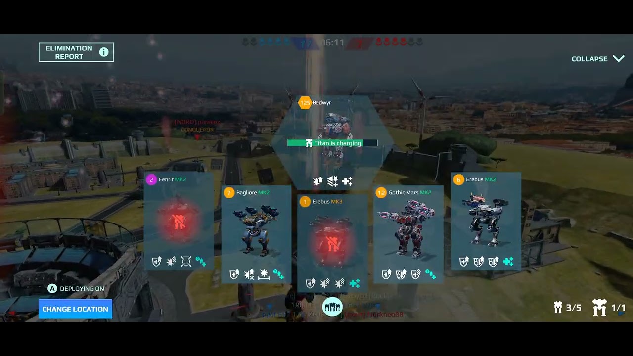 War Robots (Rome) The Fenrir Attack 😈😎💪🔥 9 Kills and 6 Assists # ...