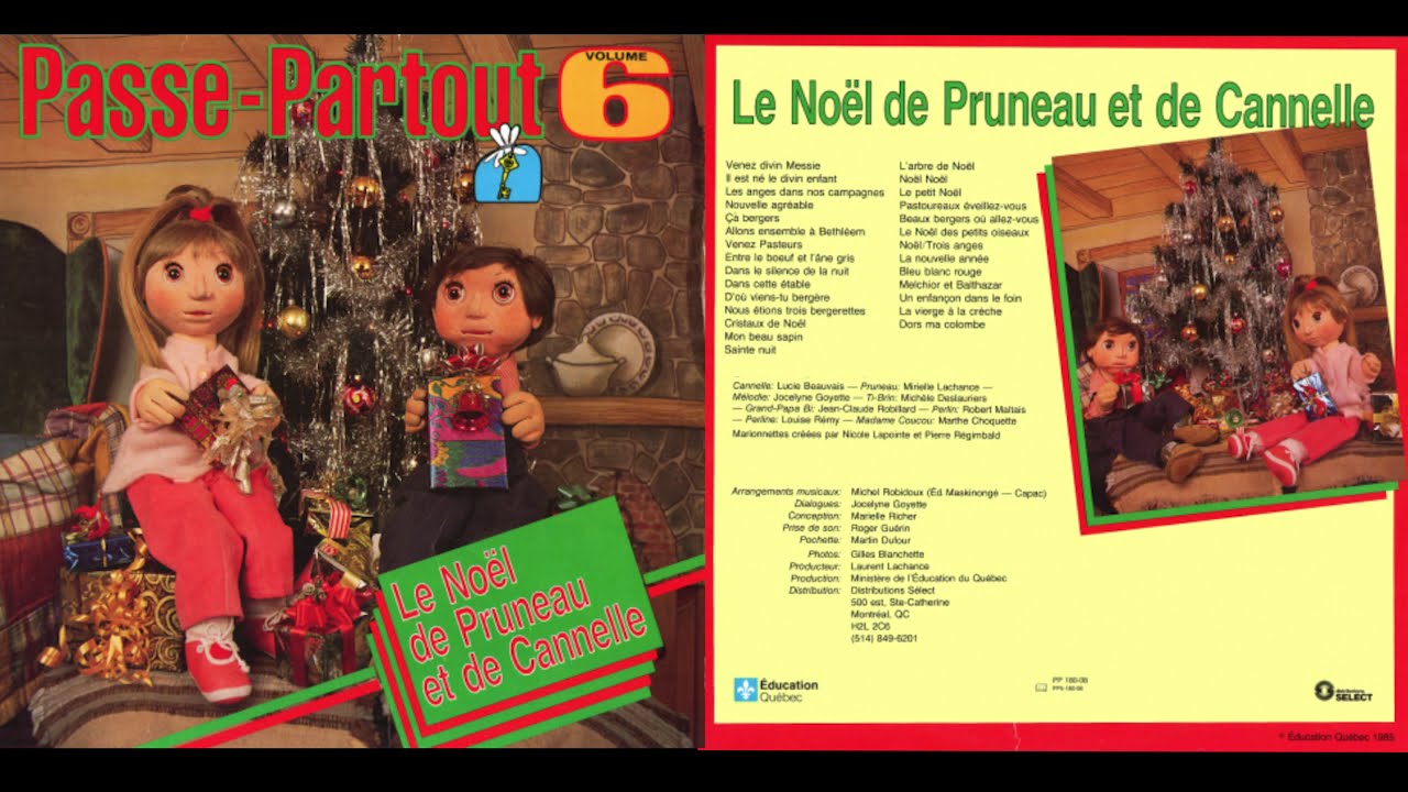 Passe-Partout - Le Noël De Pruneau Et De Cannelle - Album De Chansons ...