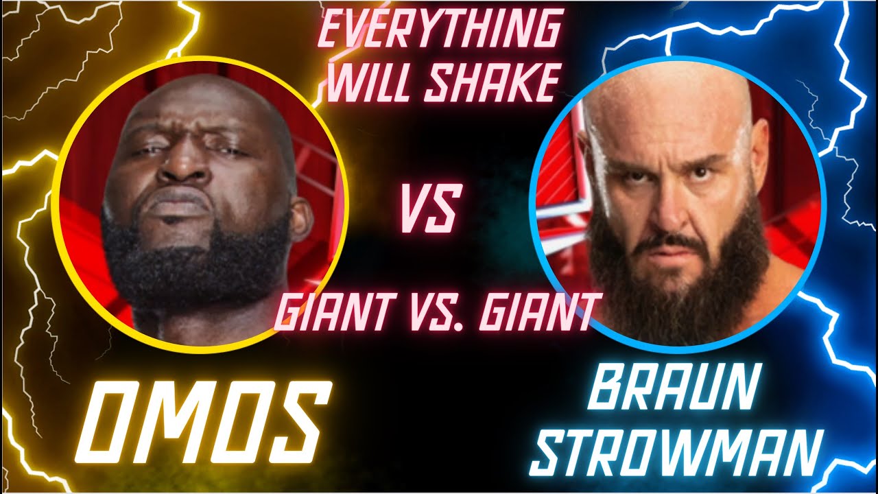 WWE 2K 23 ( 4K UHD ) Dream Match Braun Strowman vs. Omos - YouTube