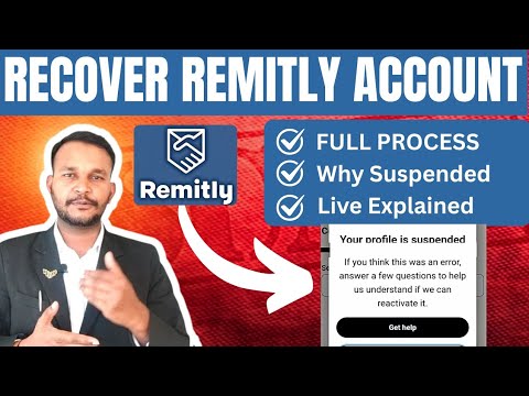 Remitly Recover Account | How to Unblock Suspended Remitly account in UAE #Remitly