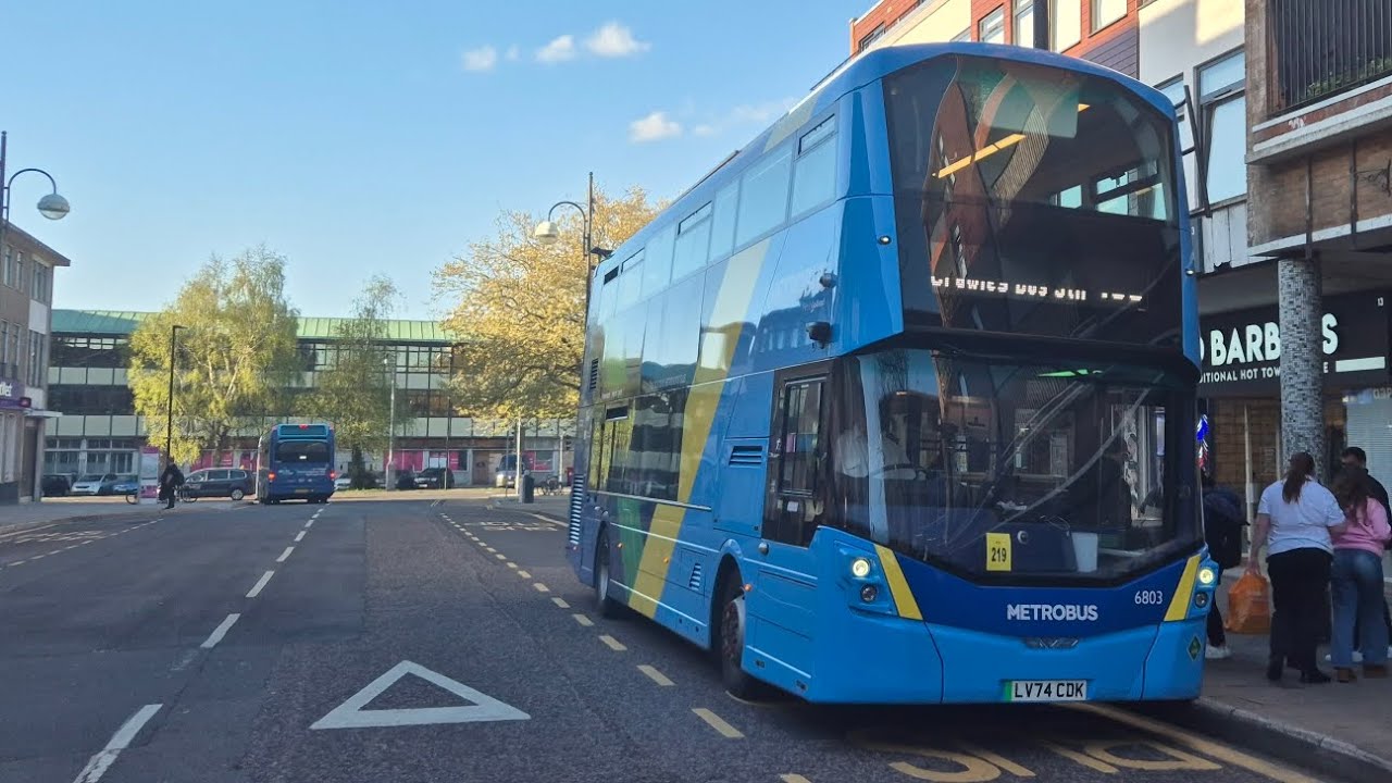 Onboard MetroBus 6803 (LV74 CDK) | Wright Streetdeck Hydroliner | Route ...