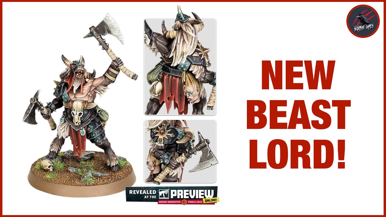 NEW BEAST LORD REVEALED! Warhammer Age of Sigmar Beasts Of Chaos Get A ...