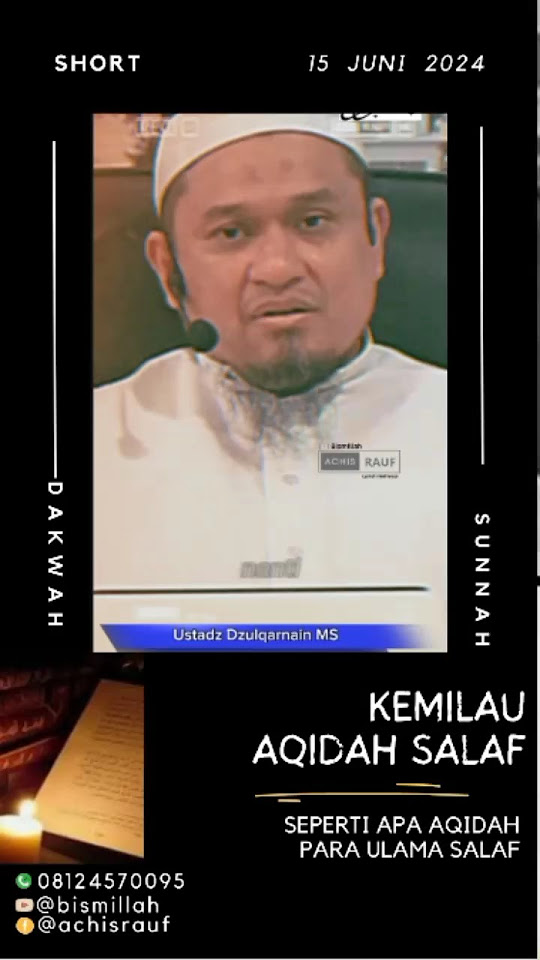 Aqidah Ulama Terdahulu Ustadz Dzulqarnain Ms Feedshorts Nasehat