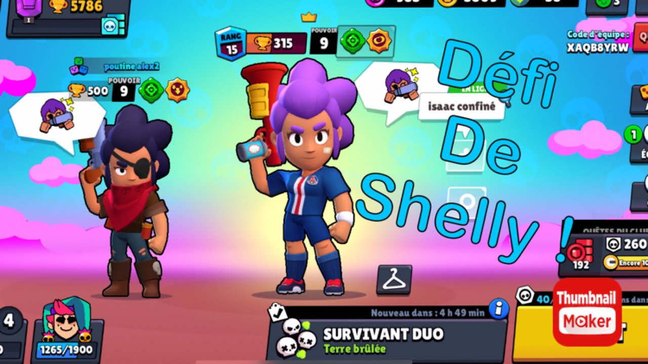 Je tente le défi d’emotes de Shelly avec mon cousin ! - YouTube