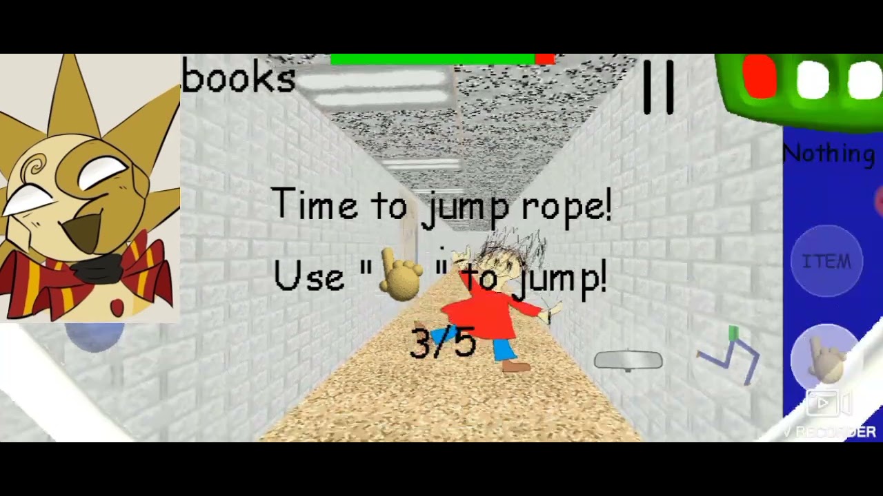 Sun Plays Baldi's basics! #sundrop #moondrop No music - YouTube