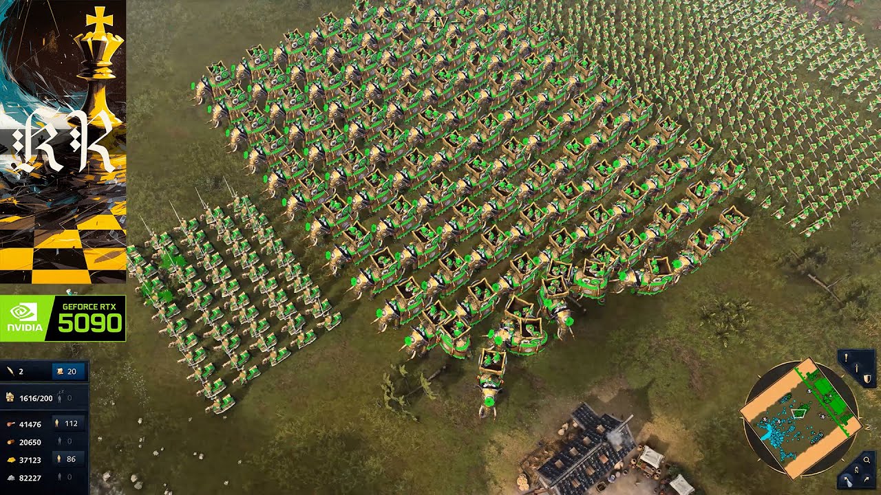 Age of Empires 4 | 4K Ultra RTX 5090 | Delhi Elephant Archer ...
