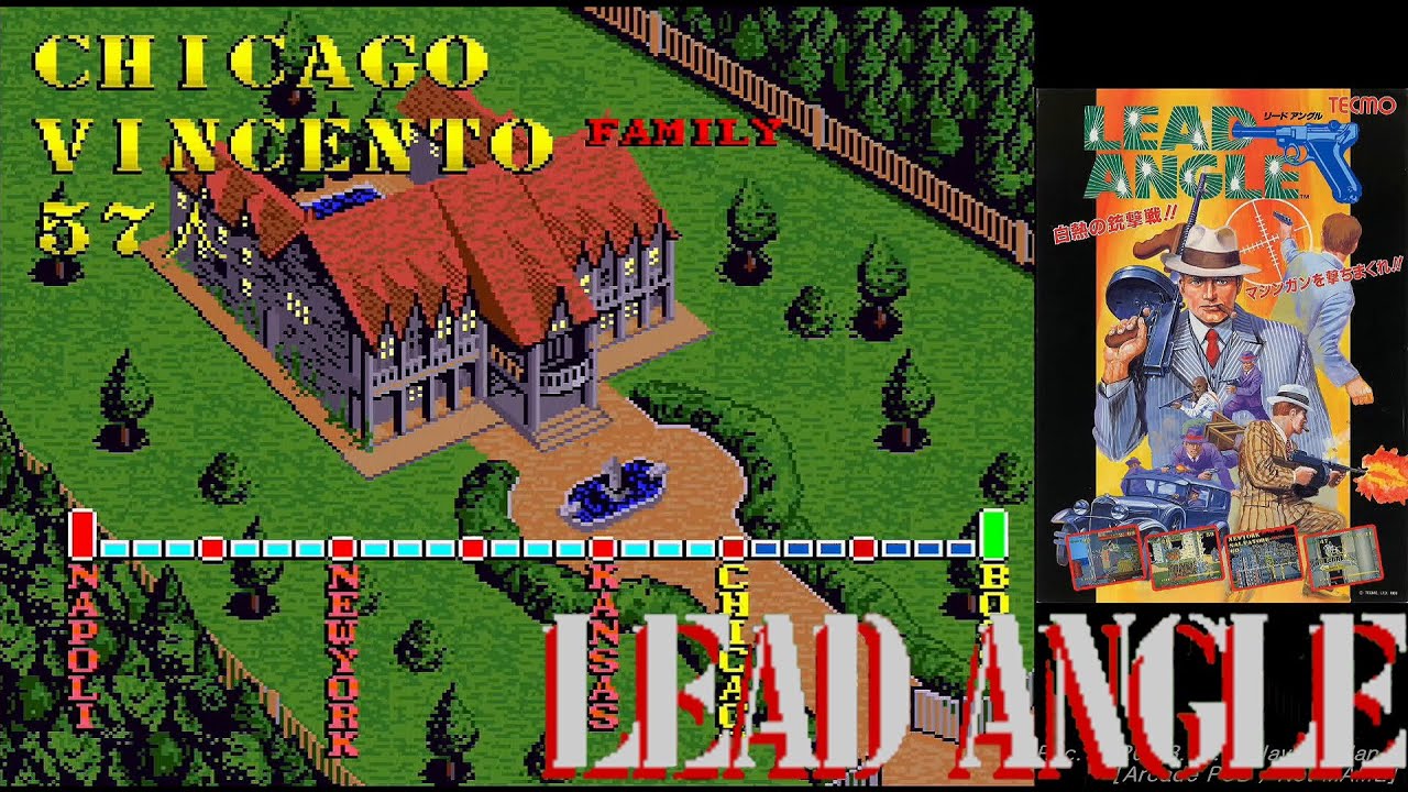 LEAD ANGLE - 1CC (Not MAME) / リードアングル / 리드 앵글 1코인 공략 - YouTube