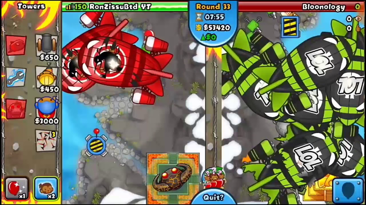 Playing Btd Battles | Play moab noobs - YouTube