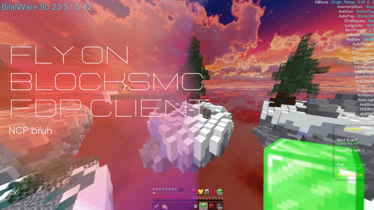 FLY ON BLOCKSMC | FDP client FREE config - YouTube