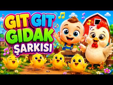 🐔 GIT GIT GIDAK! Eğlenceli Tavuk Şarkısı 🎵 | Çocuk Şarkıları