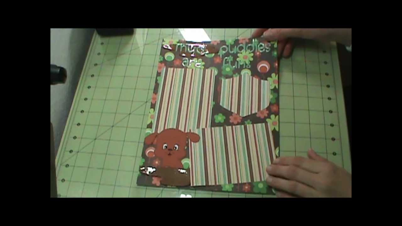 Mud Puddles Are Fun Scrapbook Layout - YouTube