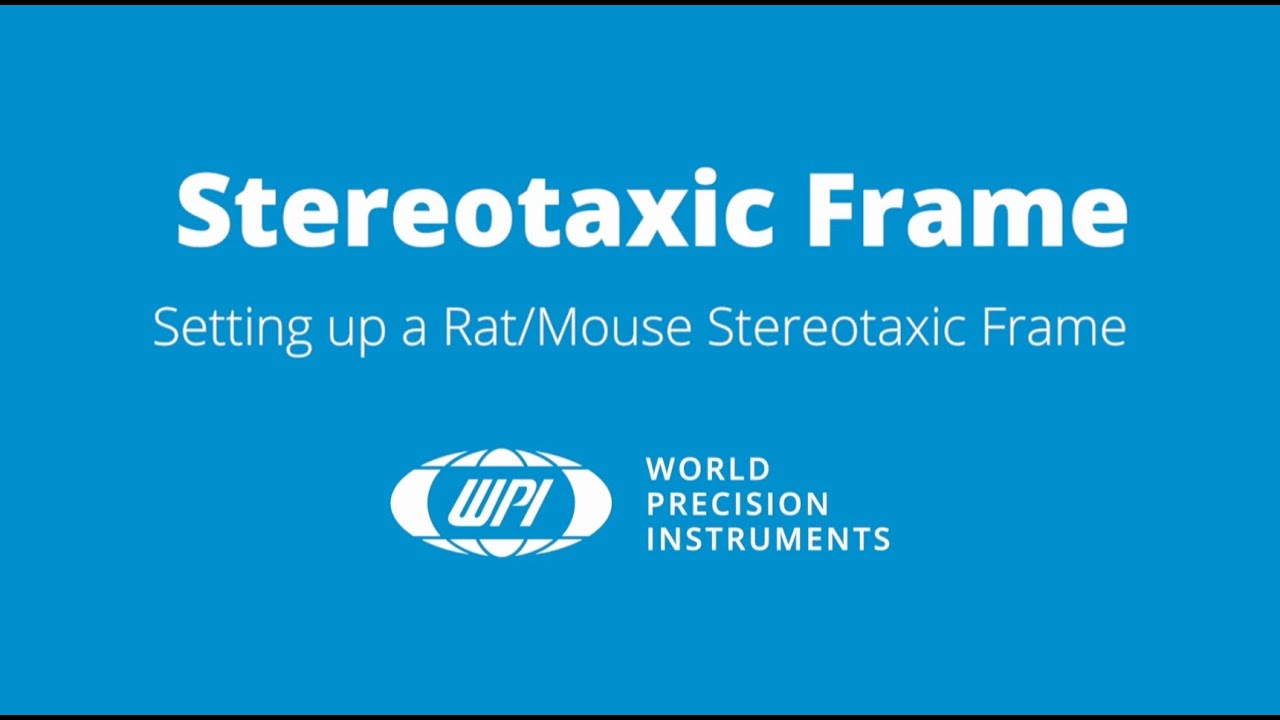 Setting up a Rat/Mouse Stereotaxic Frame - YouTube