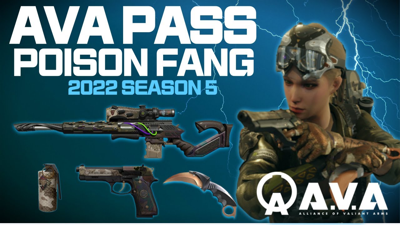 [AVA] ☠️ AVA PASS SEASON5 "POISON FANG" 🐍ㅣ아바시즌패스 포이즌팡 통합리뷰ㅣTPG-3 /카림빗 ...