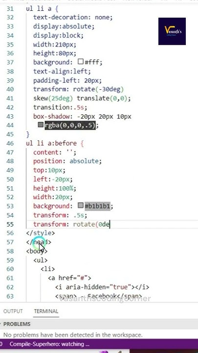 3D Social Title using HTML & CSS #html #webdevelopment #htmltutorial - YouTube