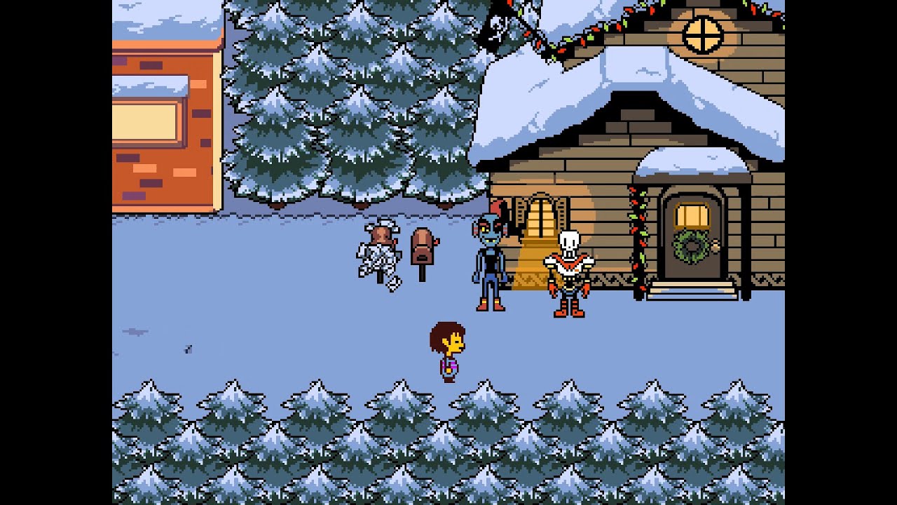 UNDERTALE #49 - Visiting Snowdin Town - YouTube