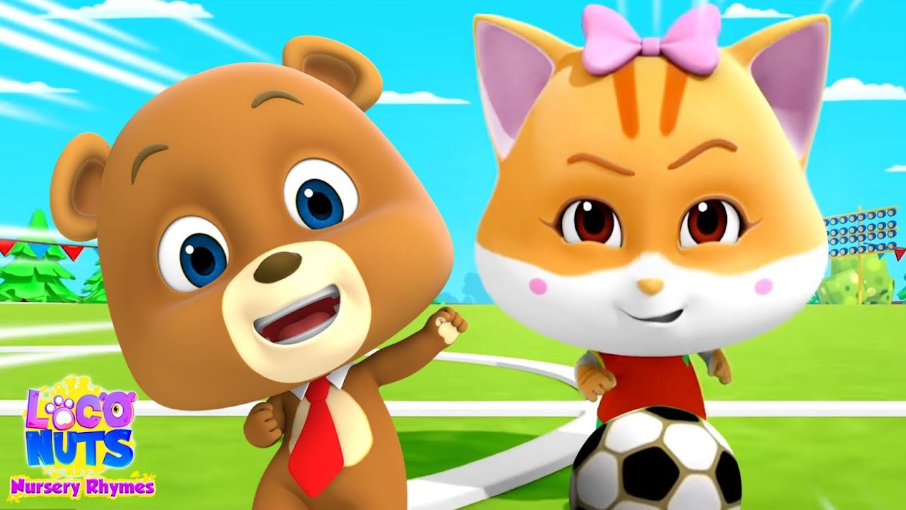 Soccer Song + More Nursery Rhymes And Cartoon Videos by Loco Nuts ...
