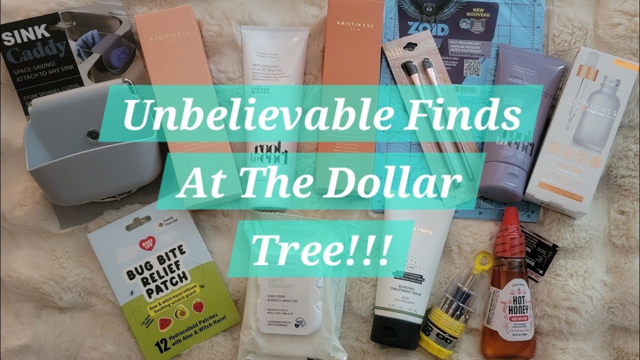 Unbelievable Finds! Dollar Tree Haul!! - YouTube