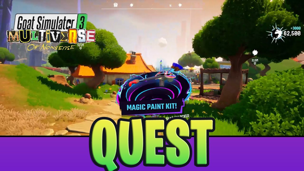 Tracky Art QUEST - Magic Paint Kit GEAR | Goat Simulator 3 #update # ...