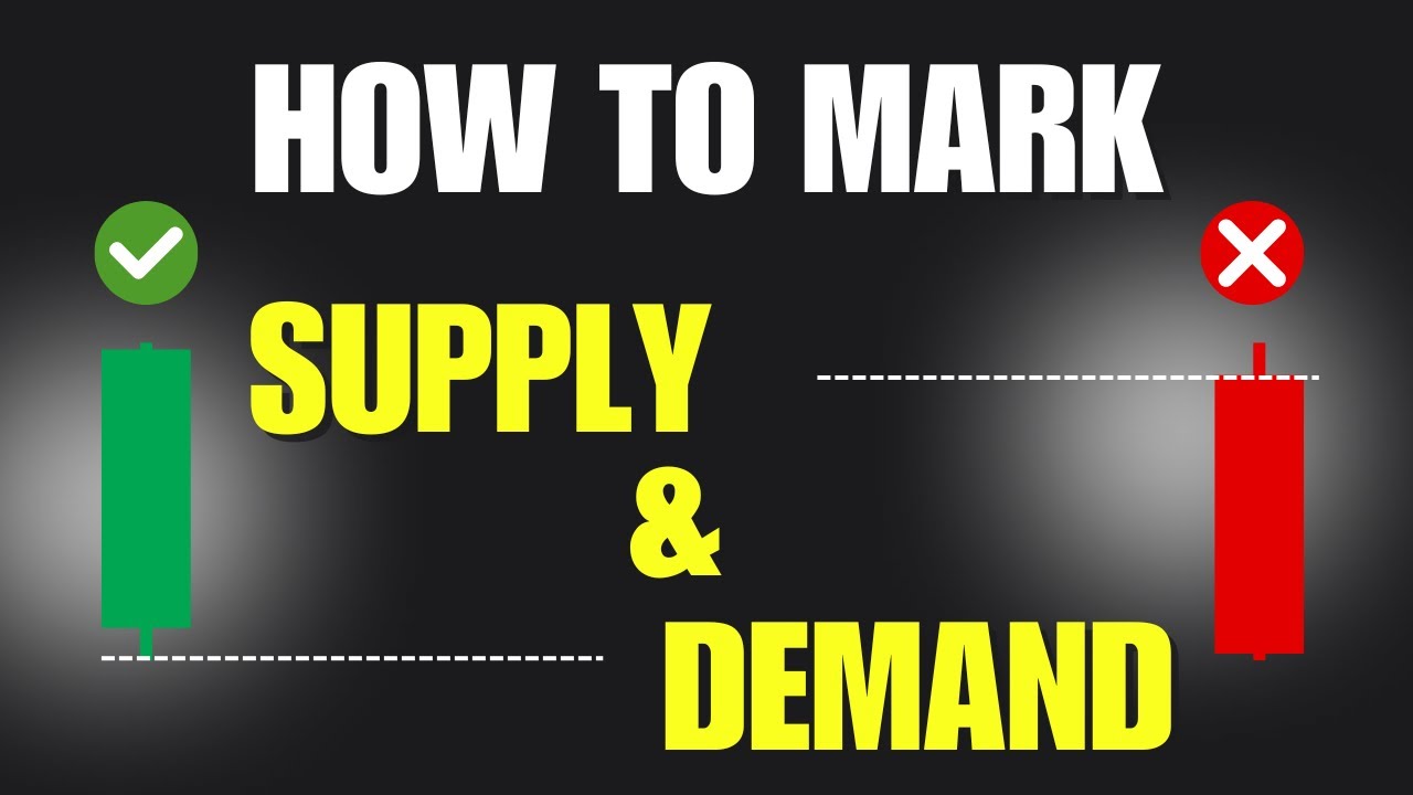 How To Mark Supply And Demand (The Best Way) - YouTube