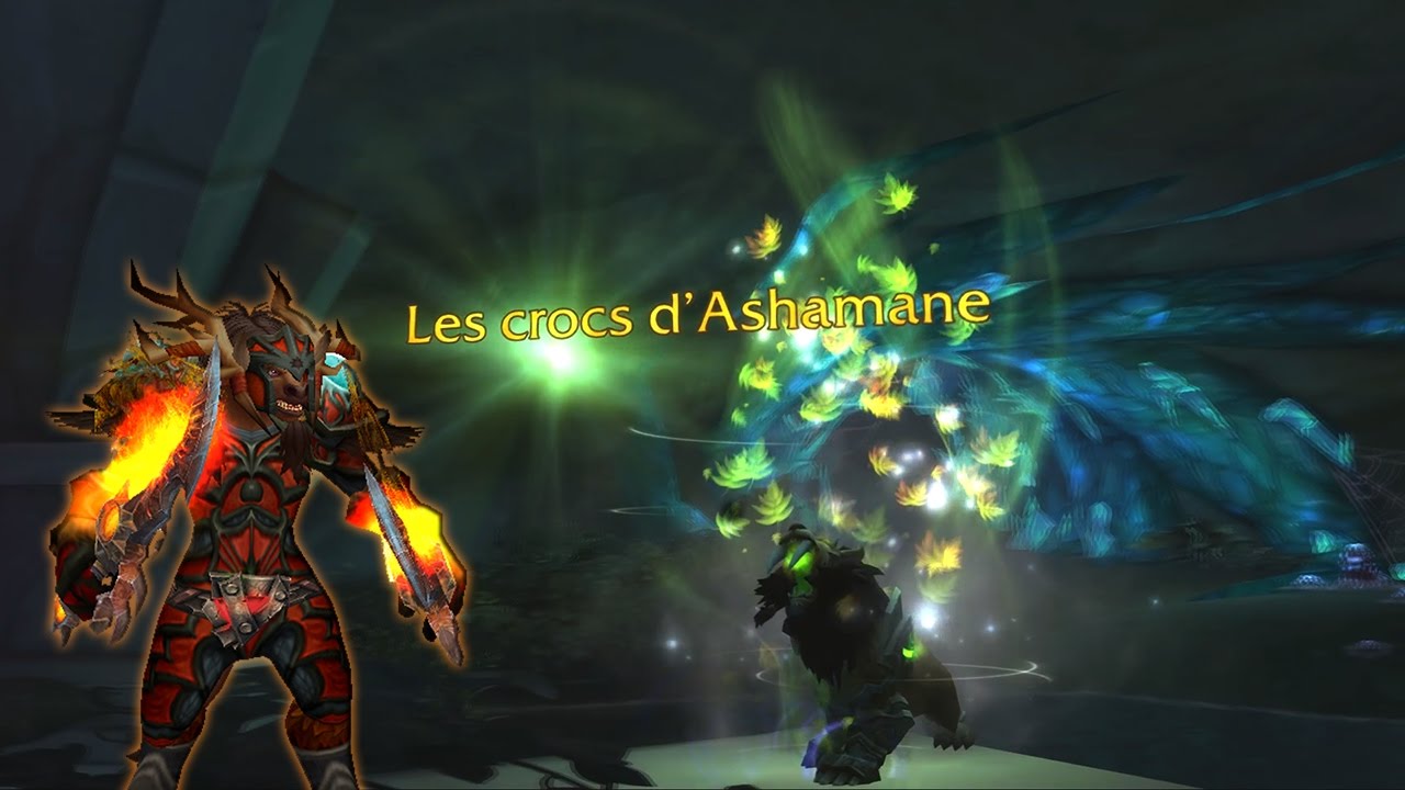 [WoW Légion - Artefact] Crocs D'ashamane (Druide féral) - YouTube