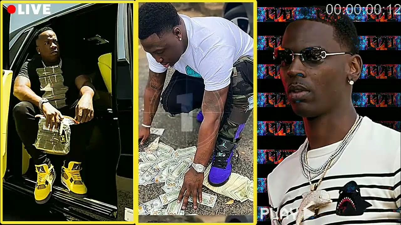 Big Moochie Grape spotted hopping out Yo Gotti Black Bentley w/$50k following Young Dolph ...