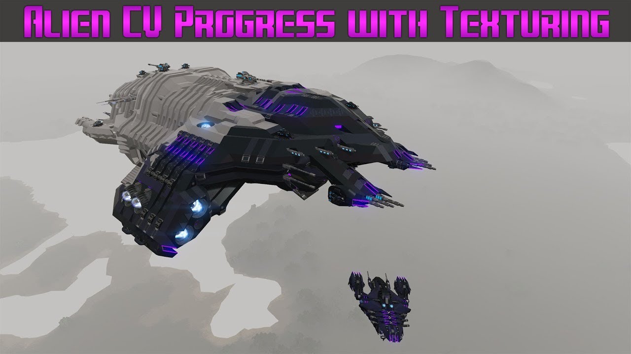 Empyrion Galactic Survival - Alien CV Texturing a small section - YouTube