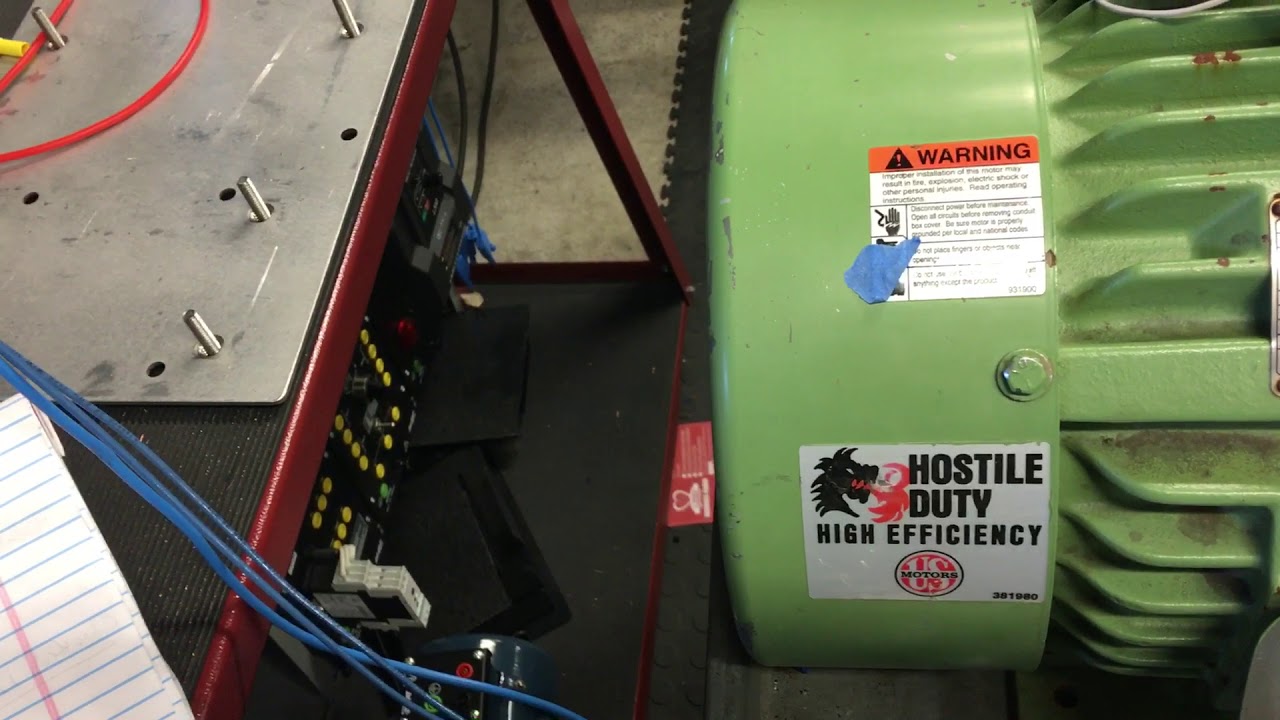 Inductance motor parallel wye connection - YouTube