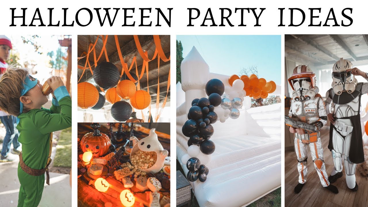 HALLOWEEN PARTY IDEAS | Plan + Decorate With Me! Hosting Our Annual ...