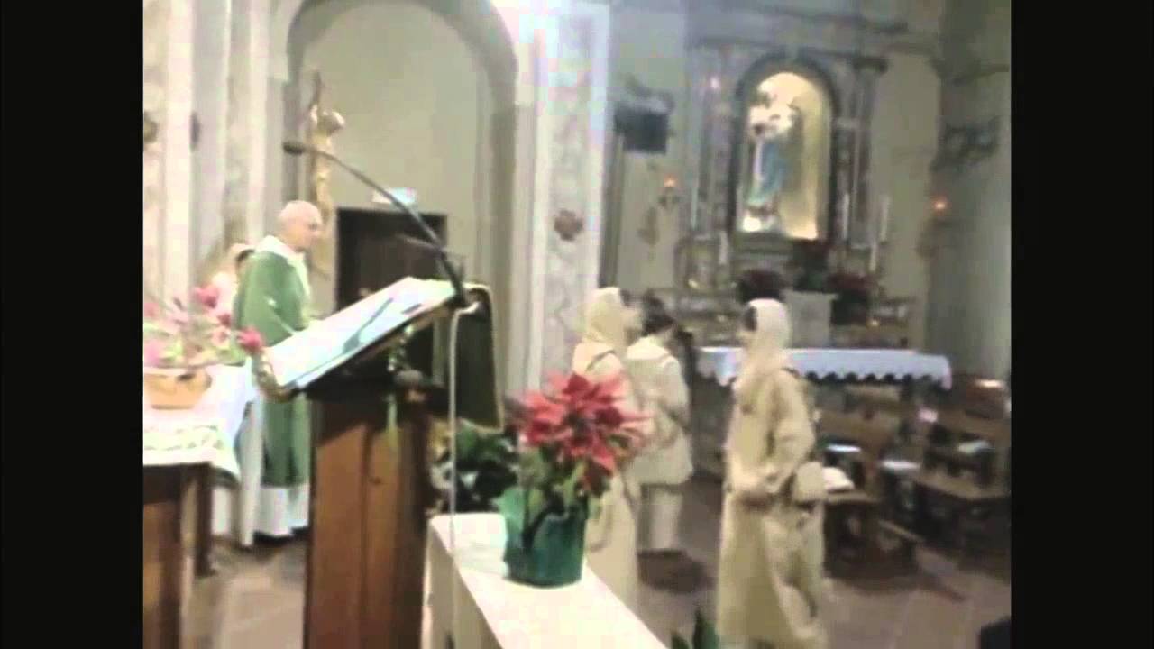 Toma de hábito de sor Clara (Frailes Pobres y Hermanas Pobres APROBADOS ...